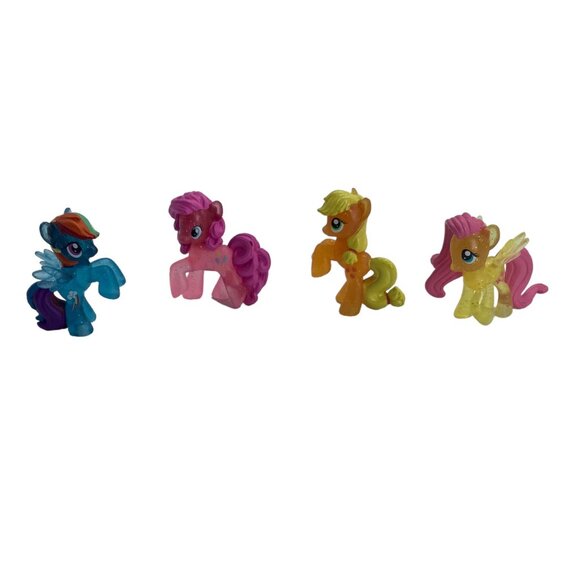 My Little Pony | Toys | My Little Pony Rainbow Dash Pinkie Pie Apple Jack Fluttershy Glitter ...